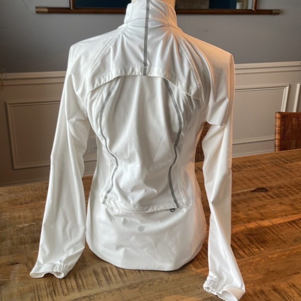 Athleta White Reflective Jacket - Gem